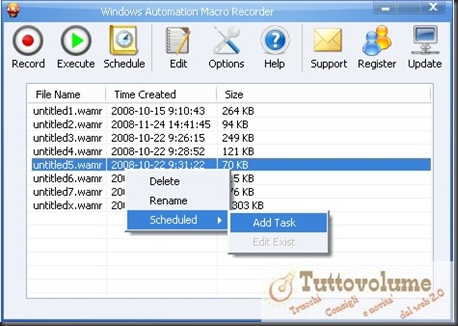 Windows Automation Macro Recorder. | TuttoVolume